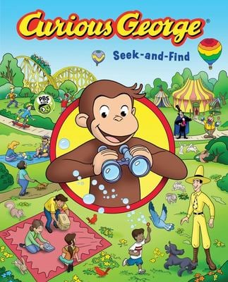 Curious George Seek-and-Find (CGTV) used book by H. A. Rey: 9781328589248
